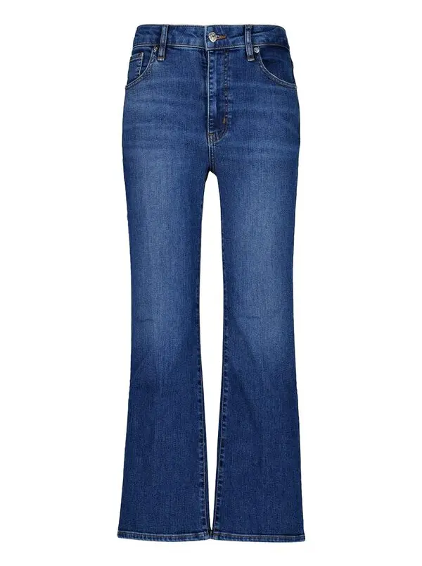 FRAME Foxley Super The Reboot Crop Bootcut Jeans - Blue