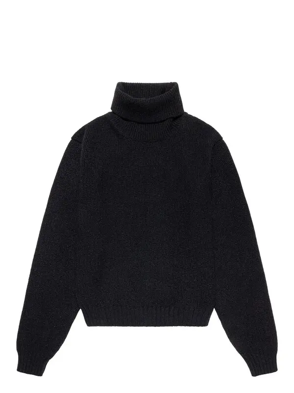 TOM FORD Turtleneck Wool-cashmere Blend Sweater - Black