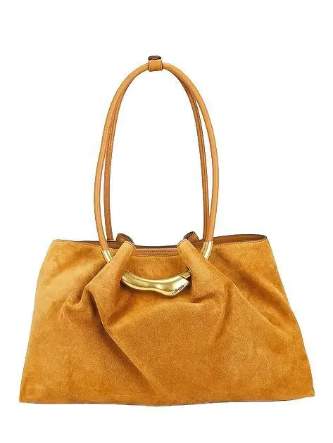 Cult Gaia Asa Satchel Bag - Tan