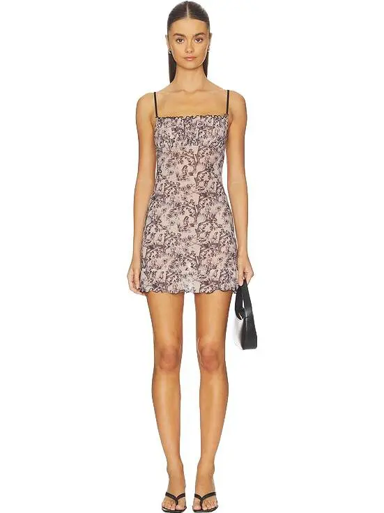 Only Hearts X Revolve Fleur Mini Dress - Light Grey