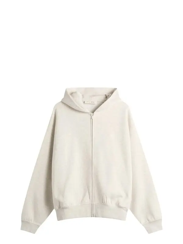 Fear Of God Signature Classic Zip Hoodie - Oatmeal Heather