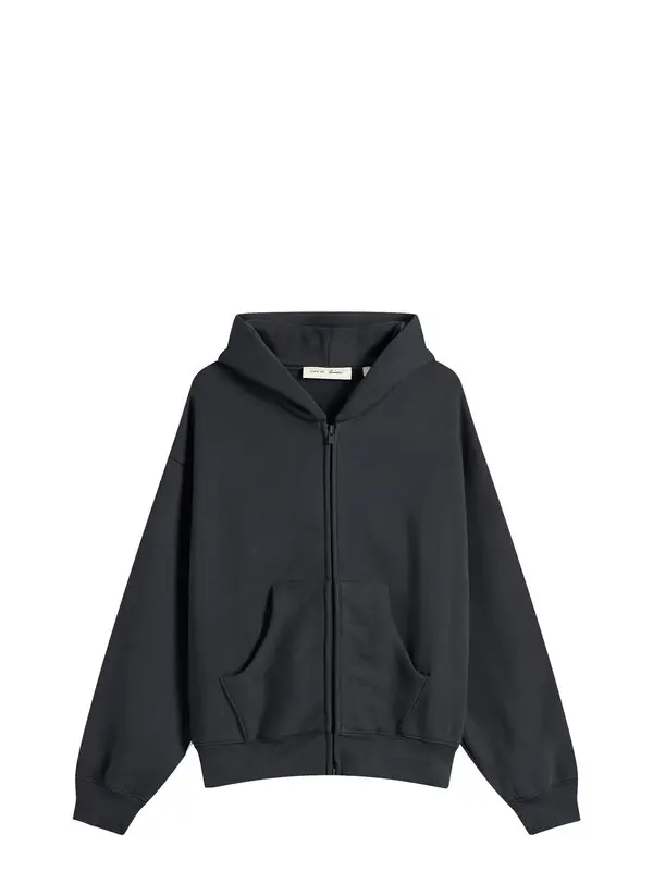 Fear Of God Classic Full Zip Hoodie - Vintage Black