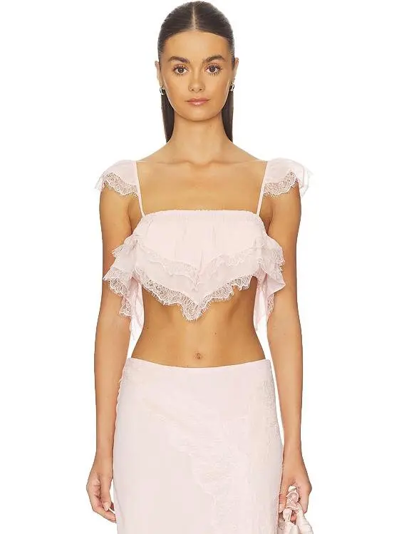 Tularosa Marisa Top - Blush