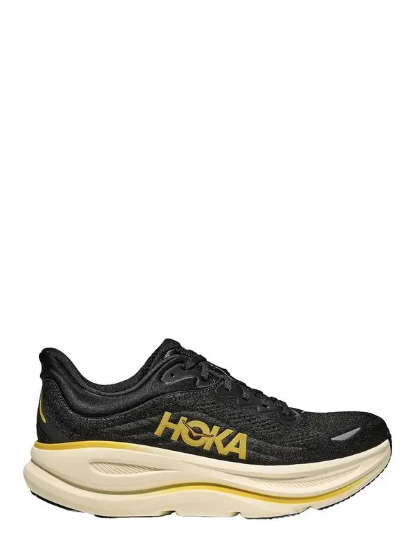 Hoka One One Bondi Sneaker - Carbon Black/yellow Gold