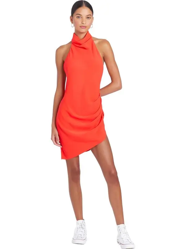 Amanda Uprichard Samba Mini Dress - Crimson