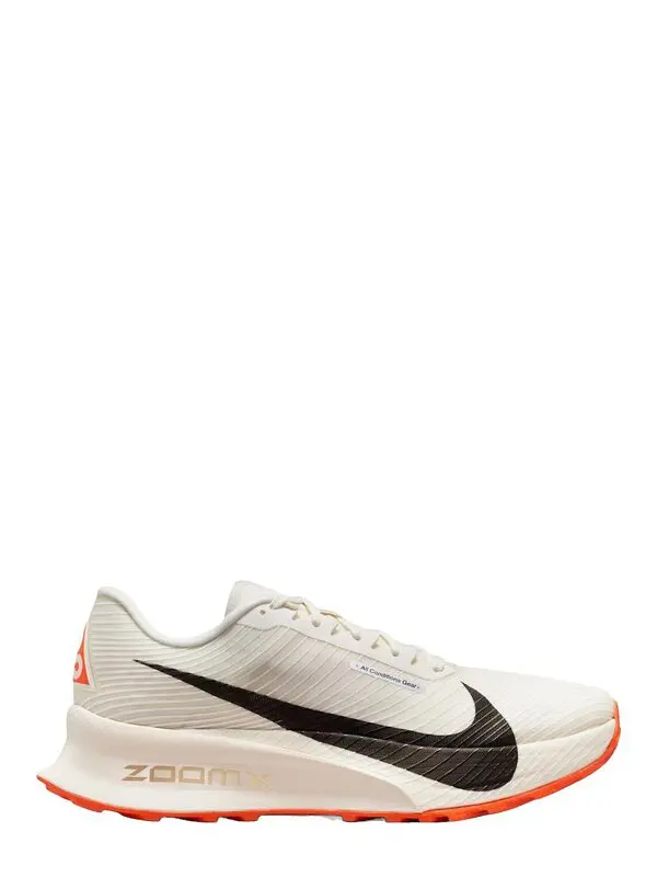 Nike Zoomx Ultrafly Trail Sneakers - Sail/white/safety Orange