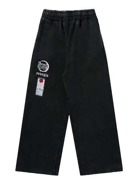 YOUNGLA X Demon Slayer: Kimetsu No Yaiba Sweatpant - Tanjiro's Earring
