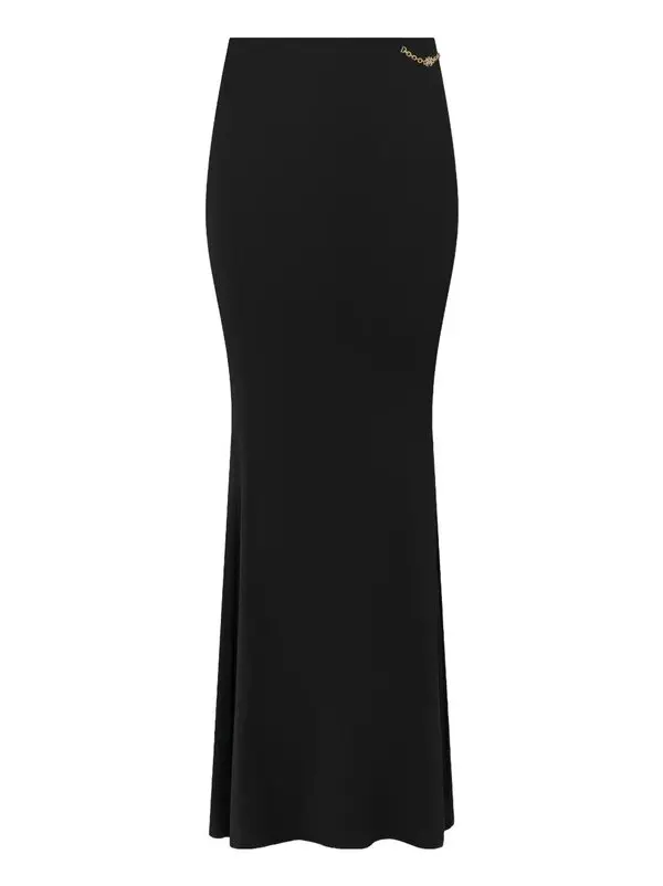 Amiri Chain-detail Maxi Skirt - Black