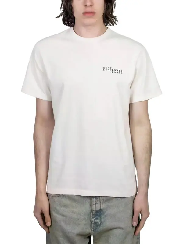 SUNFLOWER Logo-detail T-shirt - Neutrals