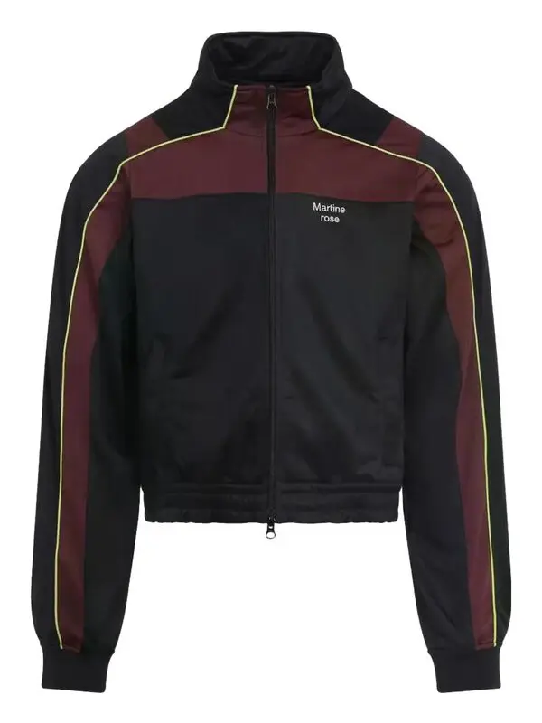 Martine Rose Shrunken Zip-up Track Jacket - Black