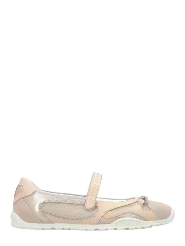 Pinko Logo Detail Touch-strap Ballerina Sneakers - Pink