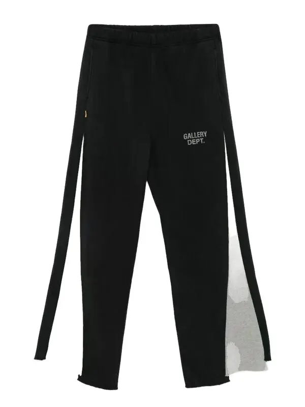 GALLERY DEPT. Twisted-leg Logo Track Pants - Black