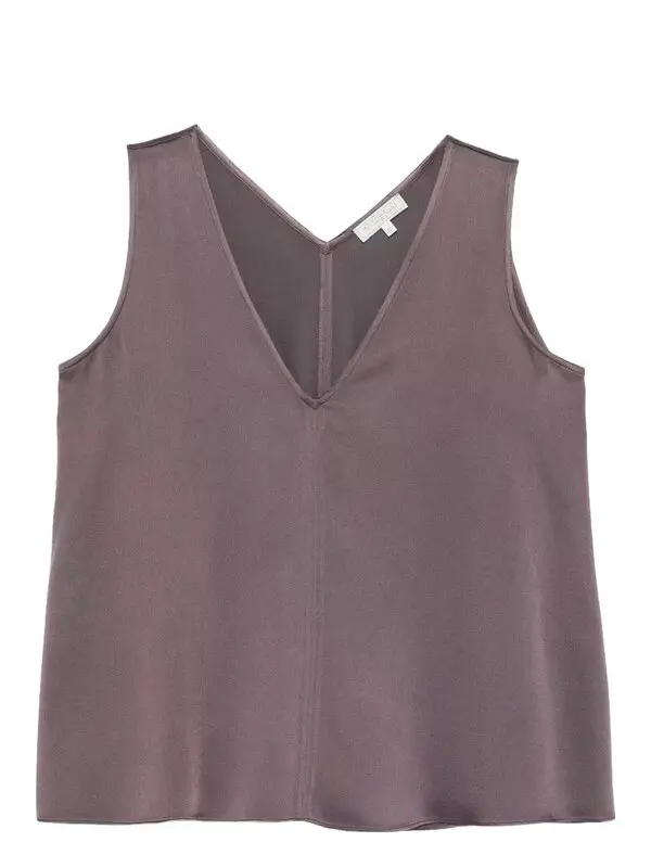 Antonelli Firenze V-neck Sleeveless Top - Purple