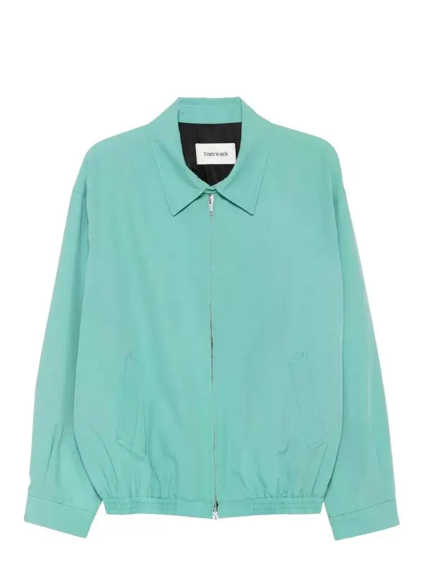 TONYWACK Collared Zip Jacket - Blue