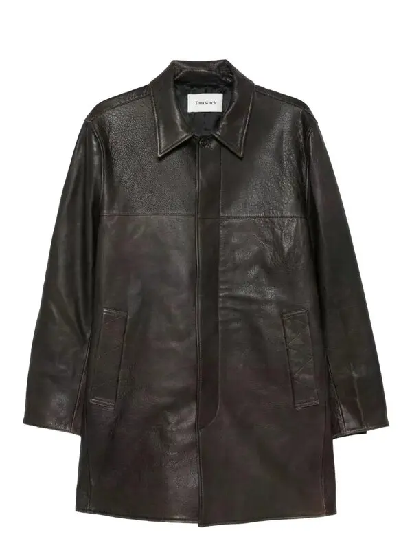 TONYWACK Panelled Jacket - Brown