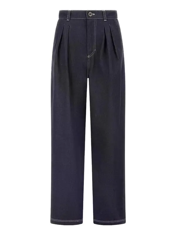 Herno Pleated Trousers - Blue