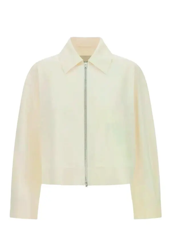 Herno Zip-up Cropped Jacket - Neutrals