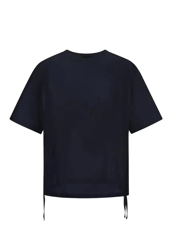 Herno Drawstring Hem T-shirt - Black