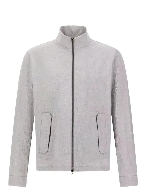 Herno Seersucker Jacket - Grey