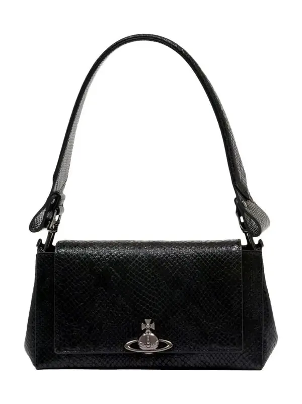 VIVIENNE WESTWOOD Leather Tote Bag - Black