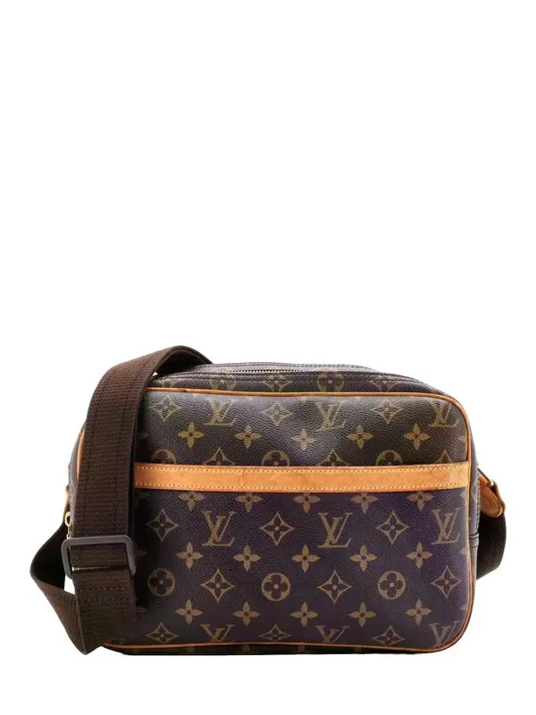 LOUIS VUITTON Reporter Monogram Canvas Pm Crossbody Bag - Brown