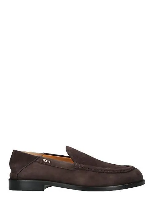 TOD'S Suede Loafers - Dark Brown