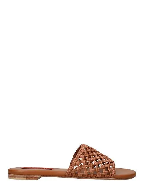 SIMONMILLER Knotted Salerno Woven Sandals - Mid Brown