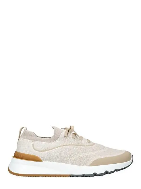 Brunello Cucinelli Knitted Trainers - Beige Comb