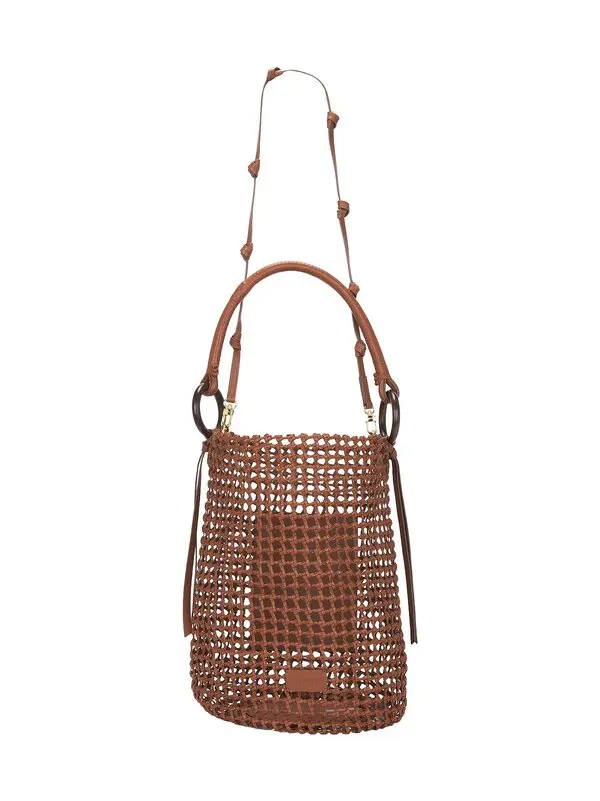 Staud Del Mar Bucket Bag - Tan