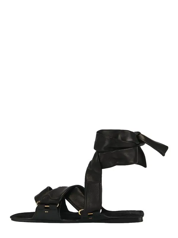 Khaite Boden Tie Flat - Black