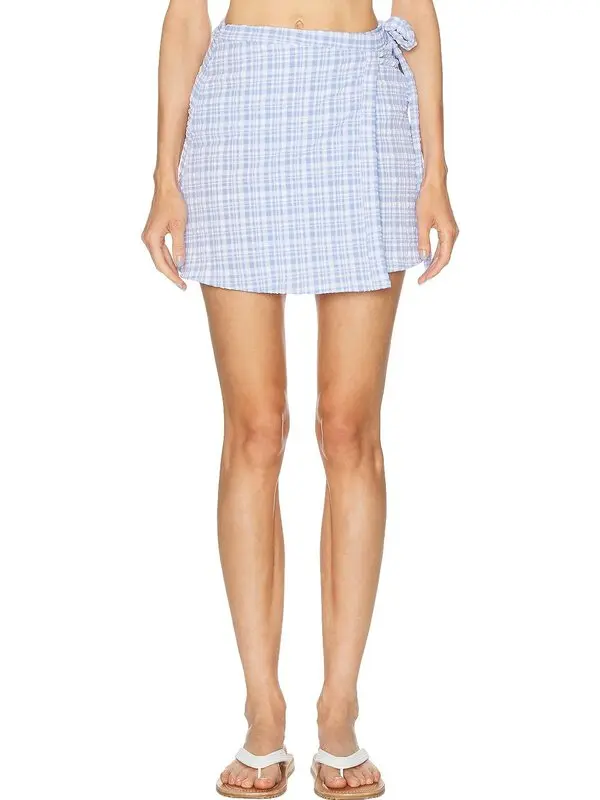 JUILLET Wrap Skirt - Birdie Plaid