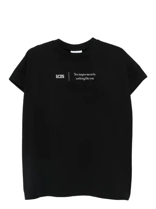 Gcds Graphic Print T-shirt - Black