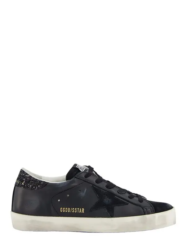 GOLDEN GOOSE Super-star Low-top Sneakers - Black