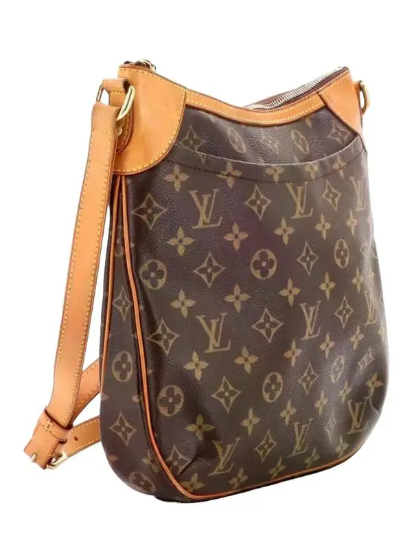 LOUIS VUITTON Odeon Handbag Monogram Canvas Pm - Brown