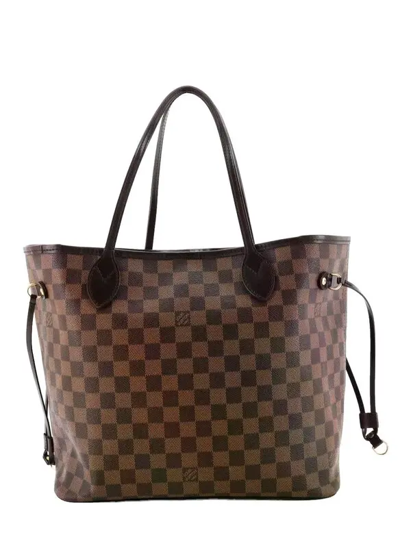 LOUIS VUITTON Neverfull Damier Mm Tote Bag - Brown