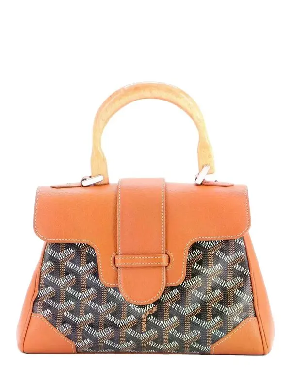Goyard Saigon Mini Top Handle Bag - Brown