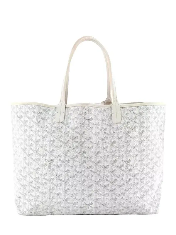 Goyard Saint Louis Coated Canvas Pm Tote Bag - White