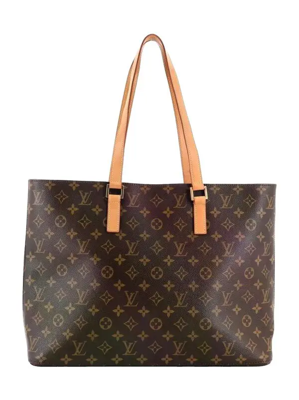 LOUIS VUITTON Luco Handbag Monogram Canvas Tote - Brown