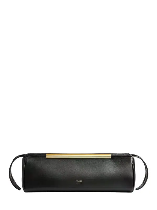 Khaite Leather Clutch - Black