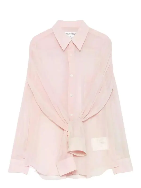 Comme Des Garçons Tied Shirt - Pink