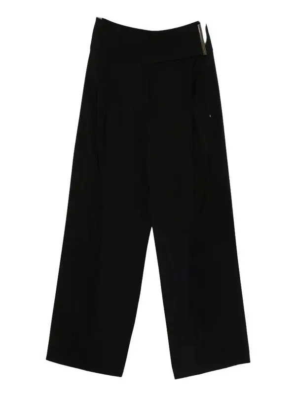 Sportmax Spsfavetta Belted Trousers - Black