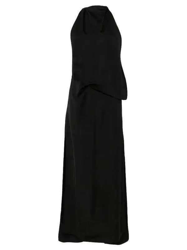 Sportmax Halterneck Maxi Dress - Black