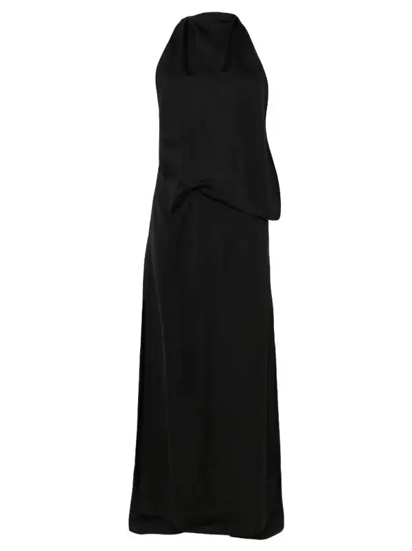 Sportmax Halterneck Maxi Dress - Black
