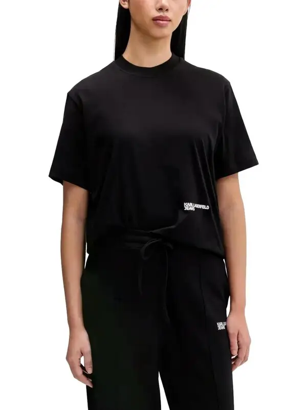Karl Lagerfeld Graphic Print T-shirt - Black