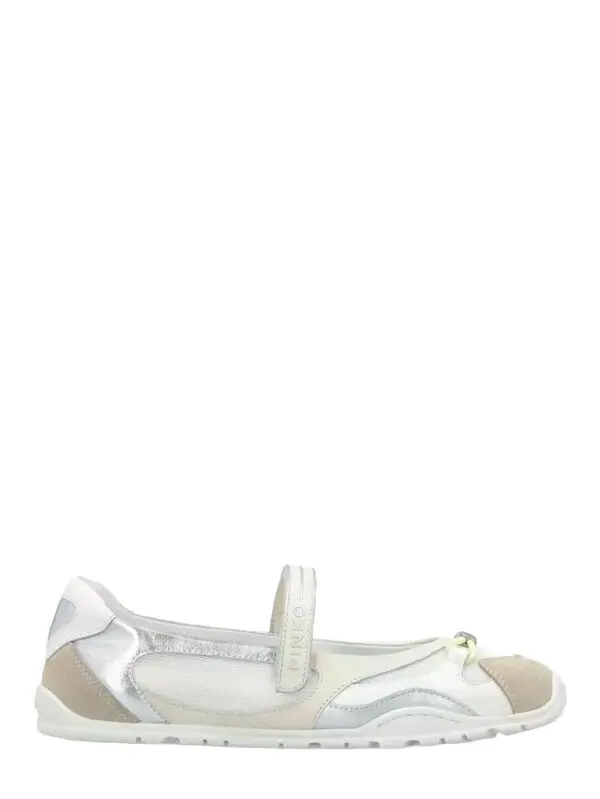 Pinko Touch-strap Logo Sneakers - Neutrals