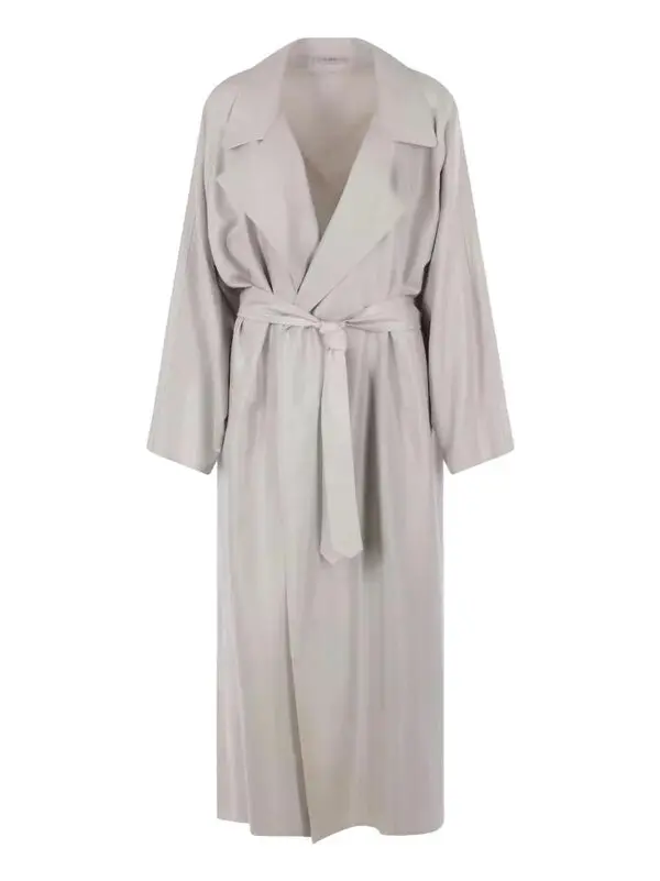 Dusan Belted Trench Coat - Neutrals