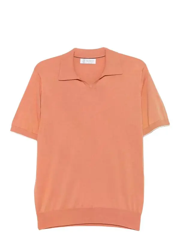Brunello Cucinelli Short-sleeve T-shirt - Orange