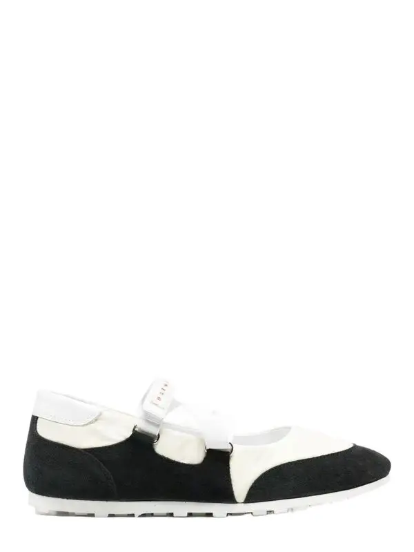 Marni Round-toe Ballet Flats - Black