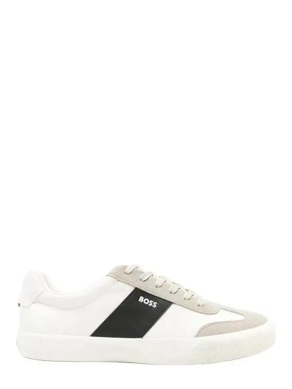 BOSS Stripe Detail Sneakers - Neutrals
