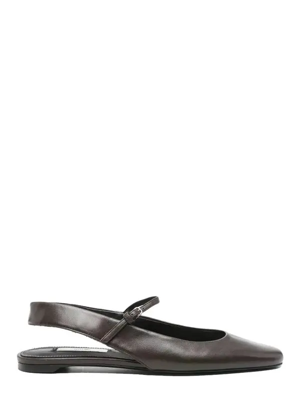 TOTEME Strap Ballet Flats - Brown